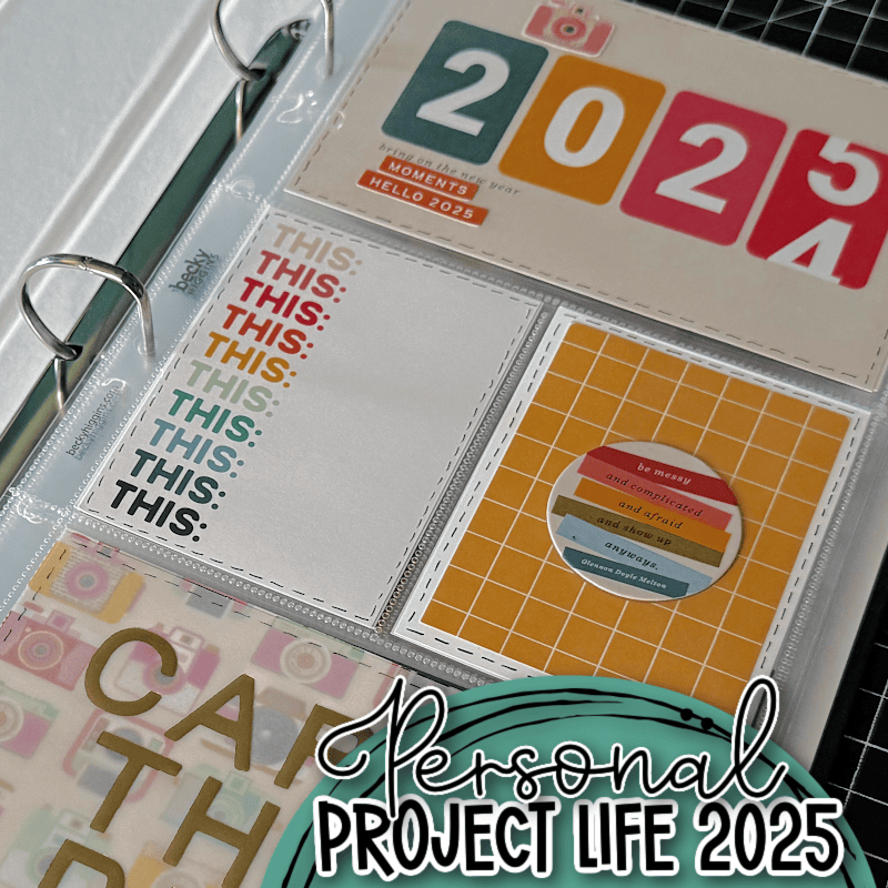 2025 Personal Project Life Album Title Page